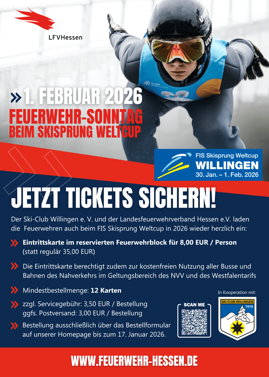Einladung | Feuerwehr-Sonntag beim FIS Skisprung Weltcup Willingen 2026 ...